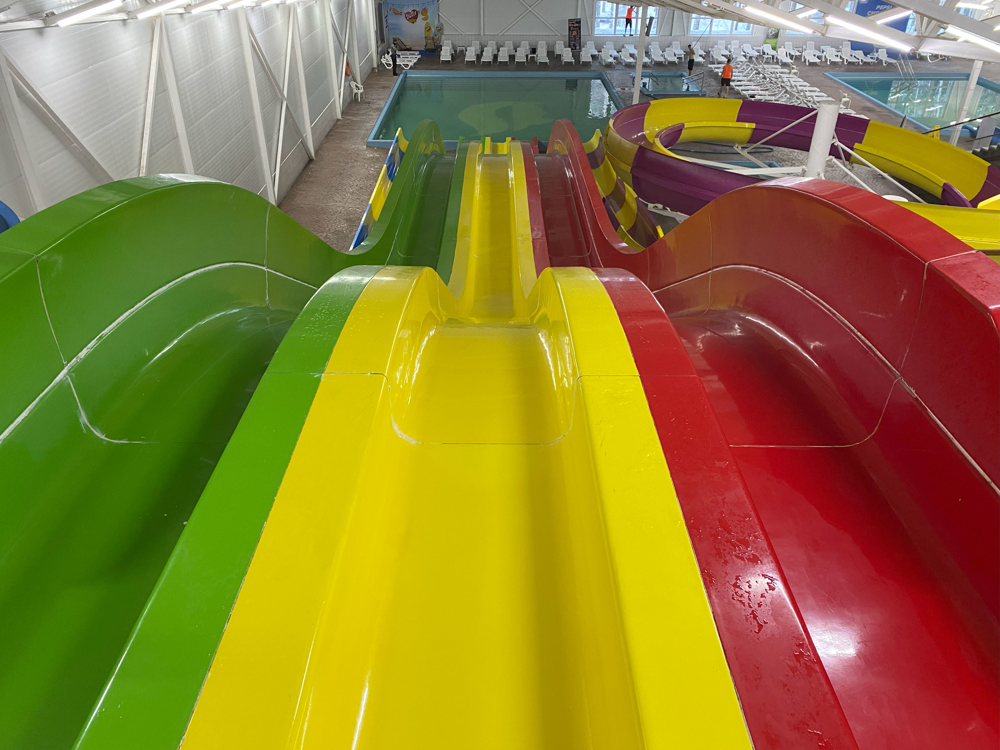 High Speed Water Slides of Fiberglass Material for Holiday Resort Giant ...