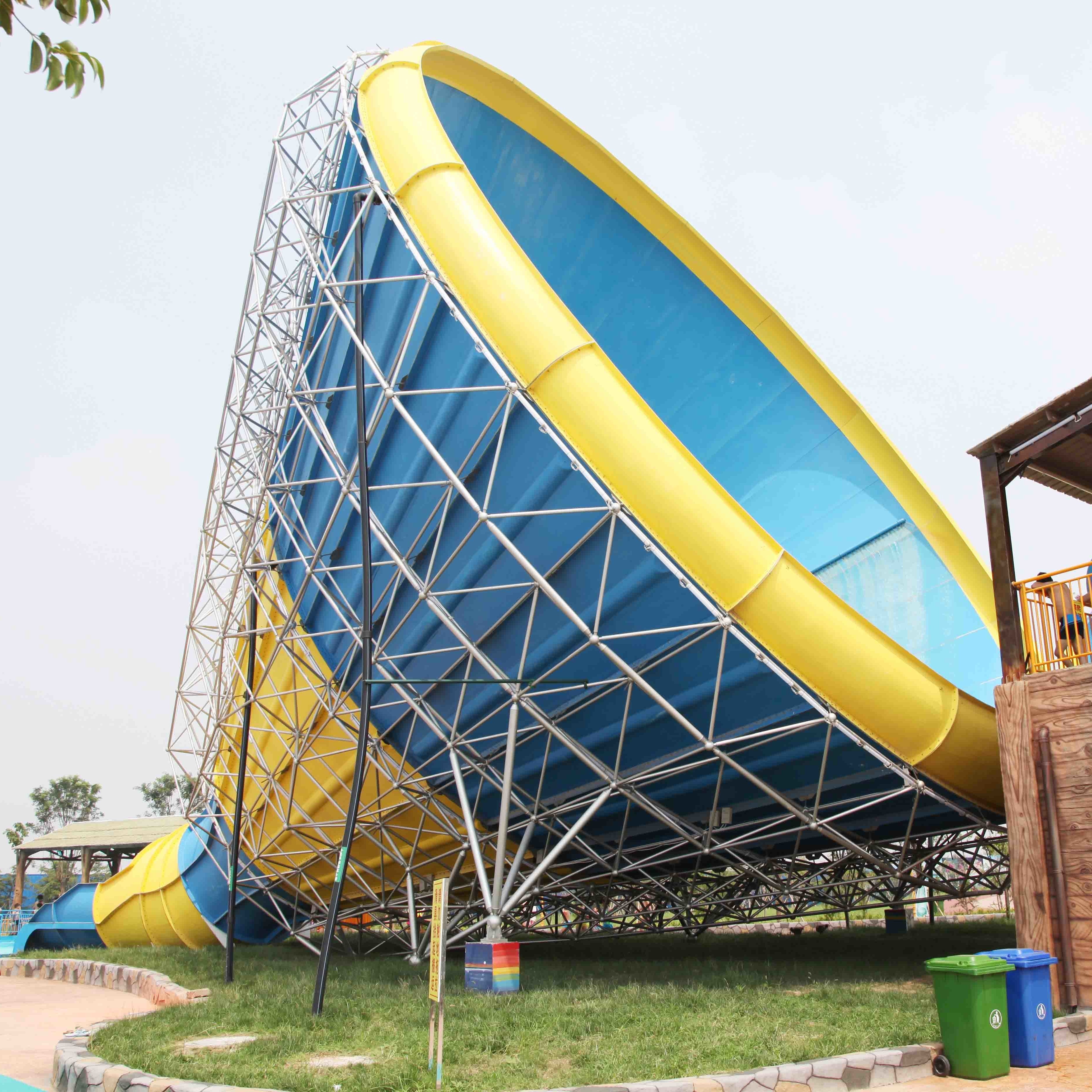 Durable Fiberglass Water Slides for Giant Water Park , Large Tornado ...