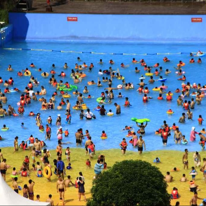 Huge Air Compressor Power Wave Pool with 3m Wave Height For Water Park